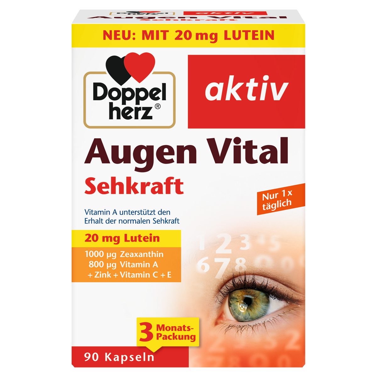 Doppelherz aktiv Augen Vital Sehkraft Kapseln 雙心眼睛膠囊 – Geronsh 德國網店